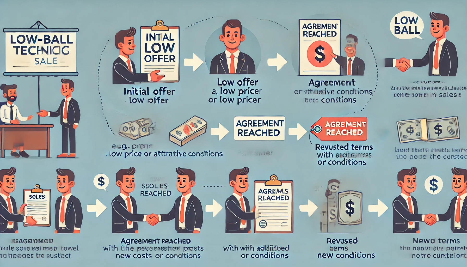 契約を引き寄せる！ローボールテクニックの秘密と活用法！ | 笑ゥせぇるすまん。
